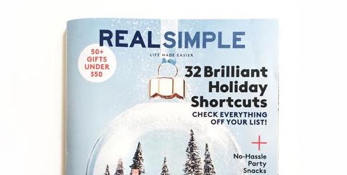 Real Simple December // Featuring Happy Spritz – Happy Spritz